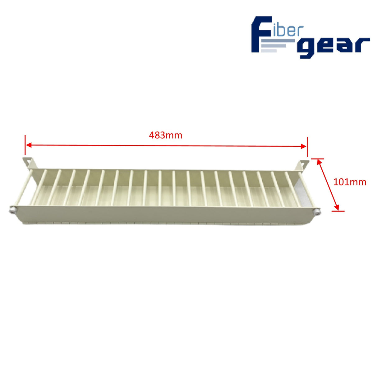 1U Horizontal Cable Manager Steel Fiber Runway – ZT International Limited